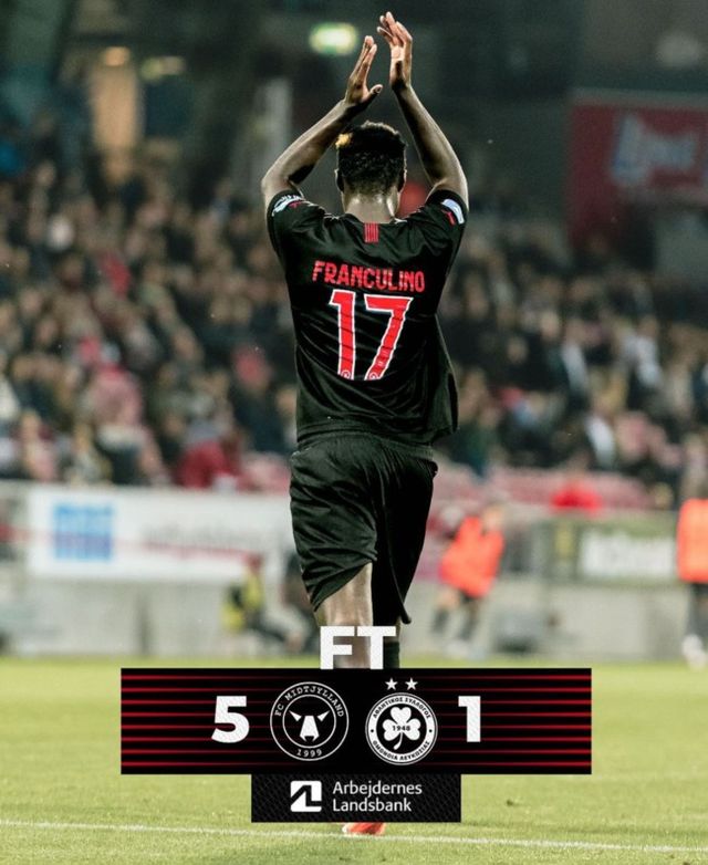 [UECL 리뷰] '조규성 PK 선제골 폭발' 미트윌란, 오모니아에 5-1 대승...플레이오프 진출 쾌거