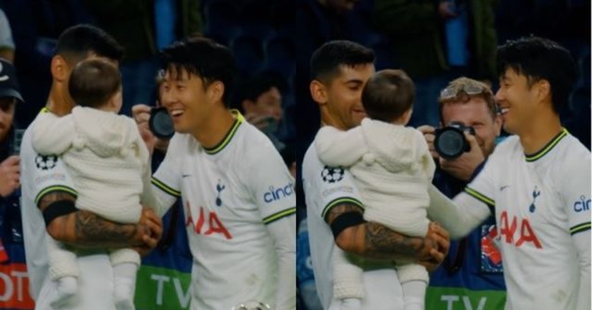 '삼촌한테 인사해야지'...'SON-로메로-로메로 SON' 만남...팬들도 흐뭇