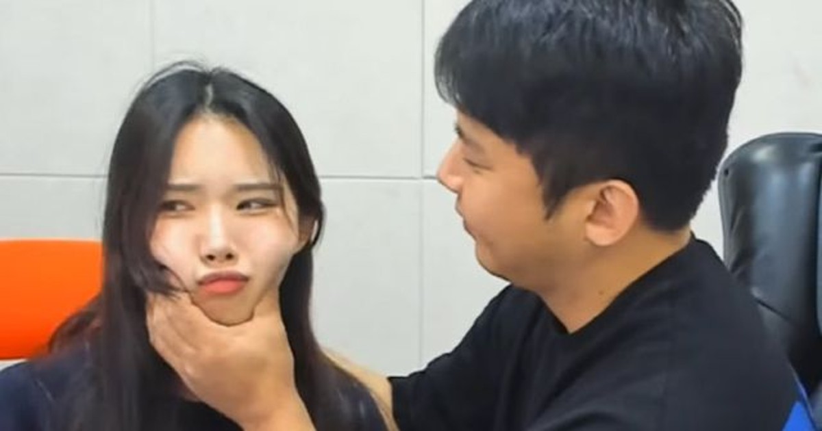 이혼 Bj 철구 머리 쥐어뜯기며 노양치 키스로 팥순과 열애 인증