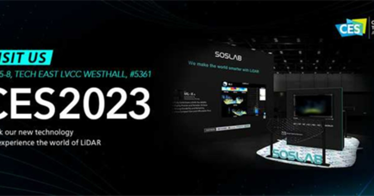 에스오에스랩, CES2023에서 차량 램프에 탑재된 LiDAR 'ML-X' 선보인다