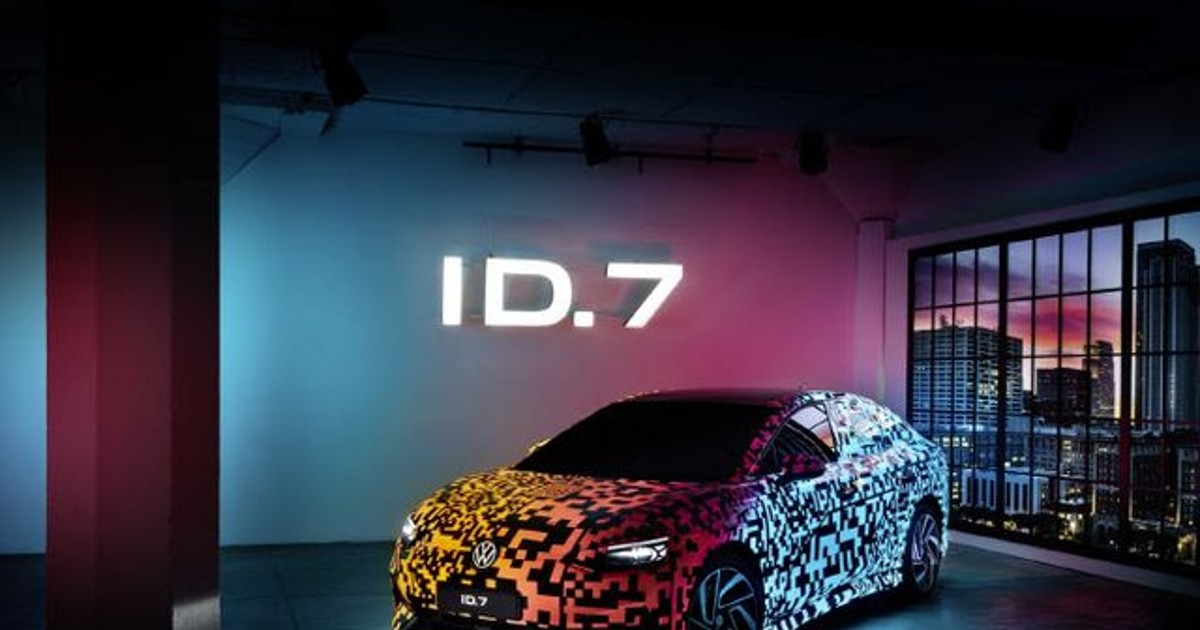 [CES 2023]폭스바겐, 순수 전기 세단 ‘ID.7’ 위장막 모델 공개