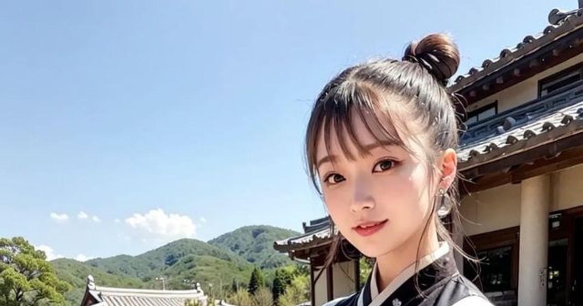 Ai야 한복 입은 누나들 그려줘