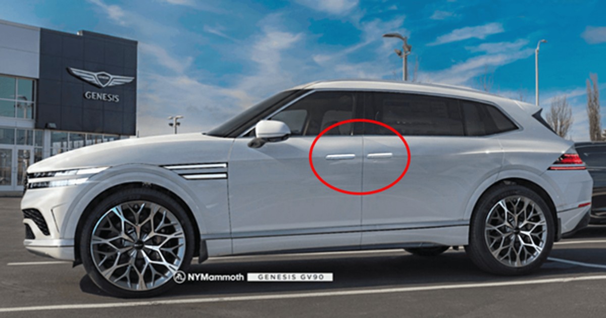 제네시스, 롤스로이스처럼 양옆으로 문 열리는 '코치도어' 버전 'GV90' 등장