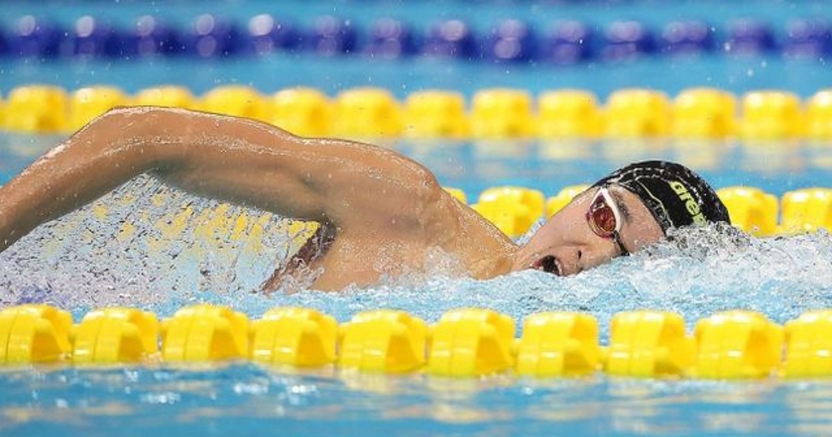 [아시안게임] 김우민, 자유형 400m 예선서 전체 1위…금메달 도전