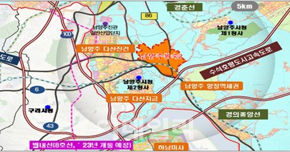 3기 신도시 중 가장 큰 규모 남양주 왕숙 '첫삽'