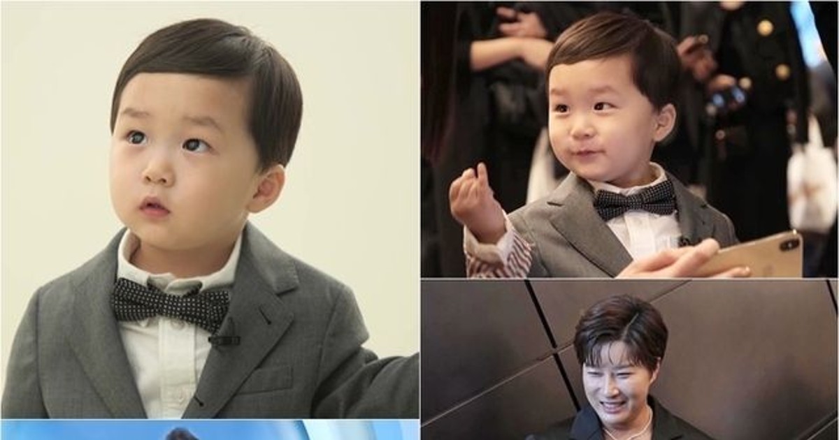 KBS2 ‘슈돌’ 은우, 생후 25개월 맞아? 포토콜 무대에서 자연스러운 ‘손하트-뽀뽀-배꼽인사’