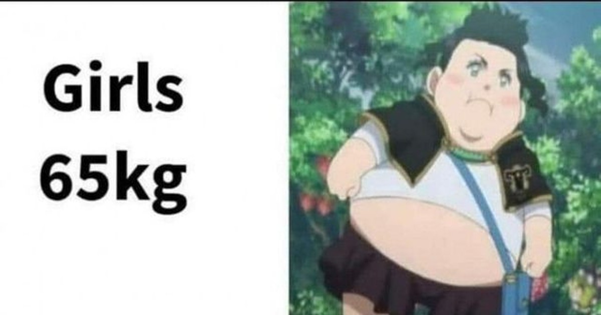 여자 65kg과 남자 65kg의 차이점