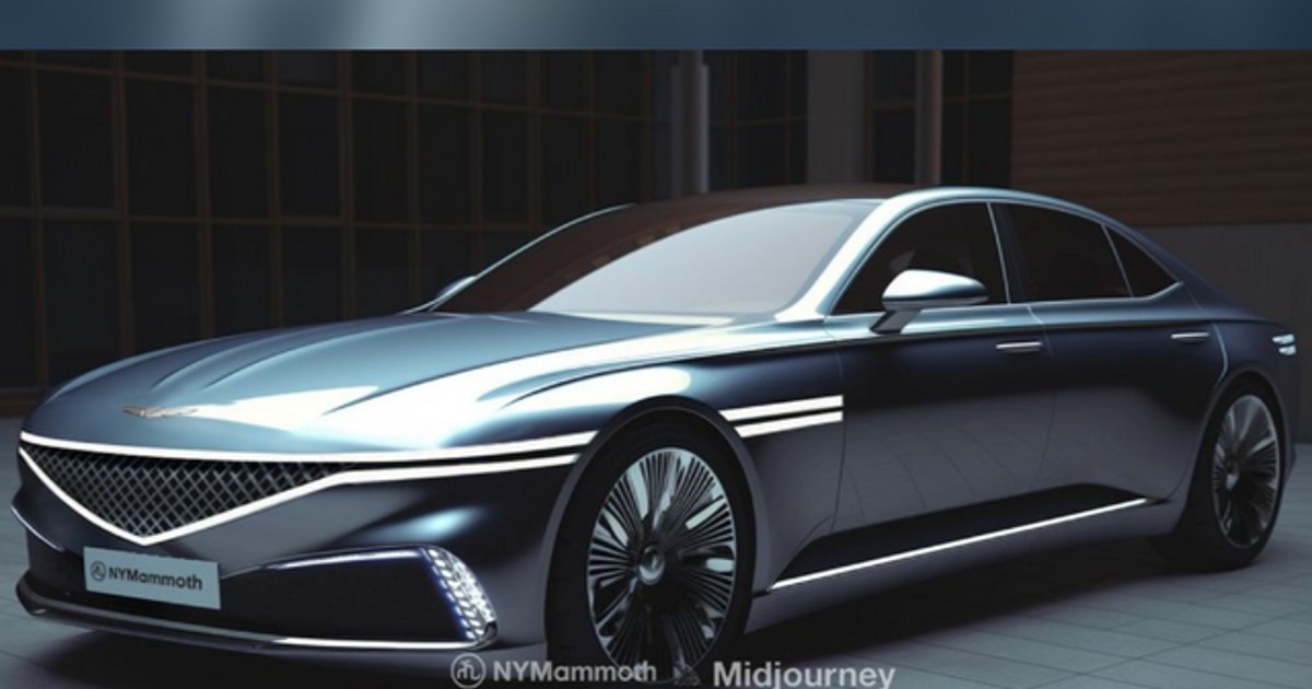 "S 클래스를 압도하는 포스".. 제네시스 신형 G90, 실제로 나오면 이런 느낌?