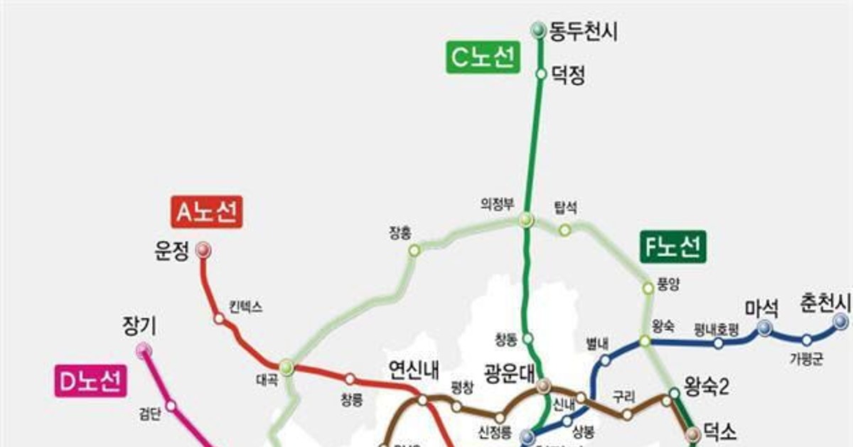 GTX-D 노선 여주역 포함 발표