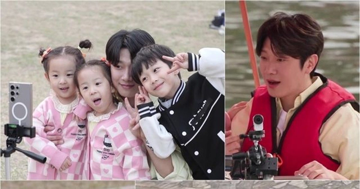 KBS2 ‘슈퍼맨이 돌아왔다’ 최민환 “아빠라면 누구나 한강 피크닉 로망” ‘김밥-문어 소시지-사과’ 아빠표 3단 도시락 준비