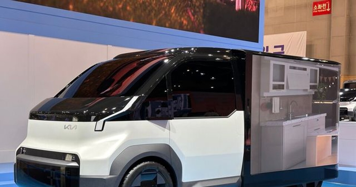 [부산모빌리티쇼] 미래 물류 책임진다! 기아, PBV 콘셉트 'PV1·PV5·PV7' 국내 최초 공개