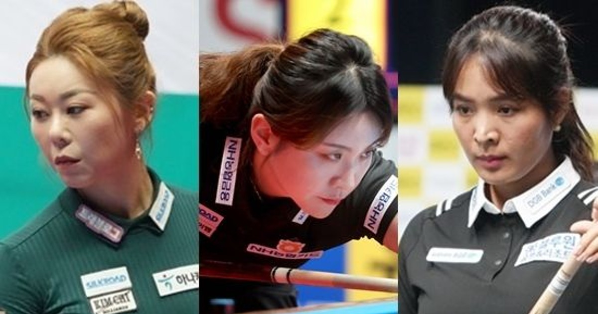 우승후보 김가영 스롱피아비 ‘끝내기 하이런6점’에 대역전패 김민아도 탈락 [LPBA 2차전]