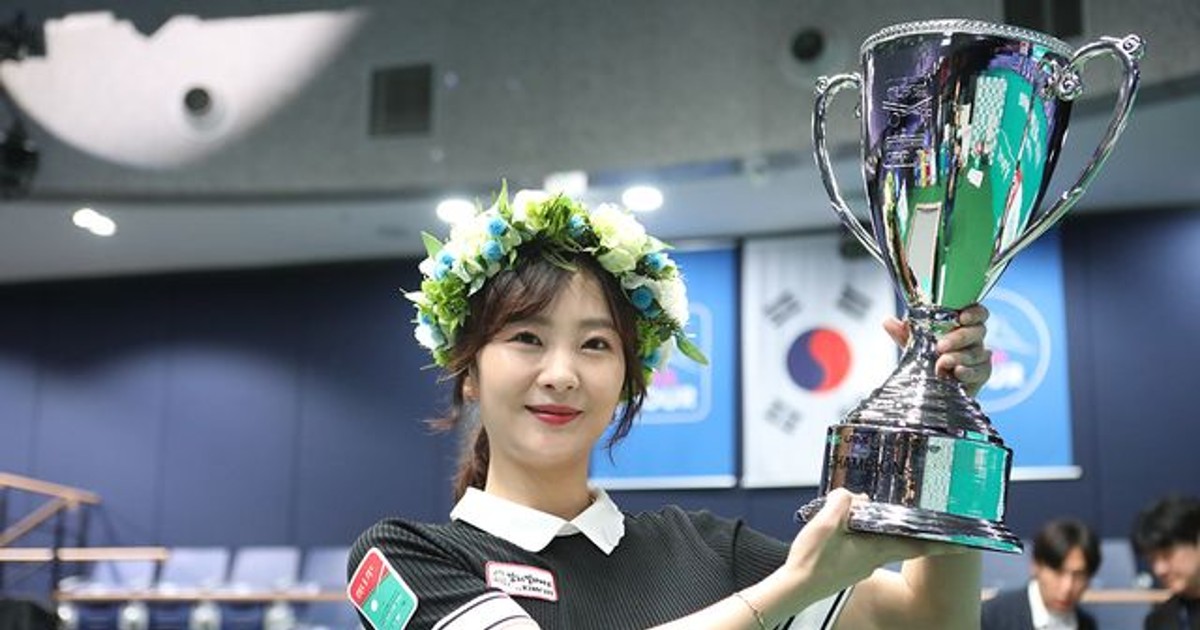 '엄마 당구선수' 김상아, 15번째 'LPBA 여왕' 등극…"1860일의 도전 끝에 첫 우승"