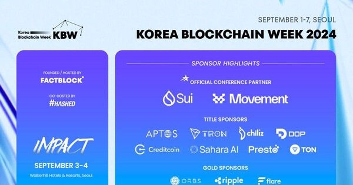 ‘무브먼트 랩스' KBW2024 공식 컨퍼런스 파트너로 합류