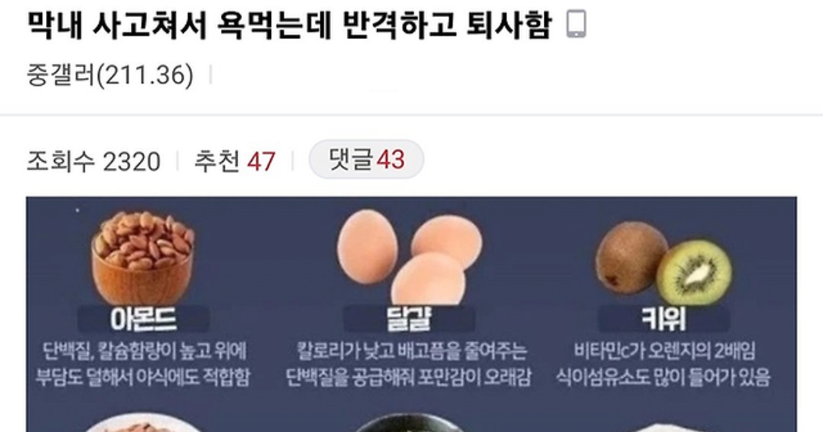 고친 막내가 욕 먹다가 반격하고 퇴사한 사건