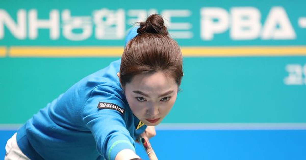 '당구여신' 차유람, 사카이와 '16강 리턴매치'서 설욕…8강도 한일전, 히다와 첫 맞대결 [LPBA 6차 투어]