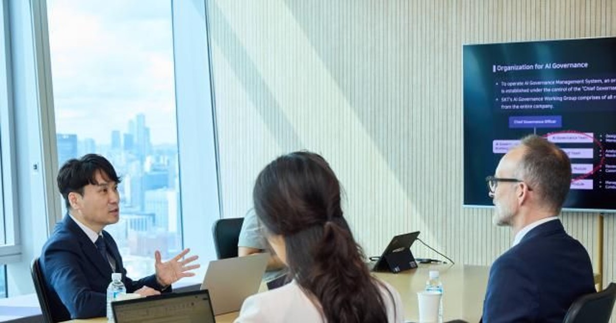 SKT, AI 거버넌스 체계 유엔에 소개…"인권 기반 책임형 AI 논의"
